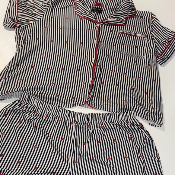 kate spade | Intimates & Sleepwear | Kate Spade Black And White Striped ...
